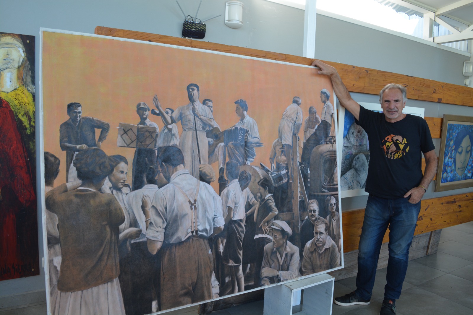 El taller de Carlos Giusti ‘Compartiendo pinceles’ cumplió 20 años