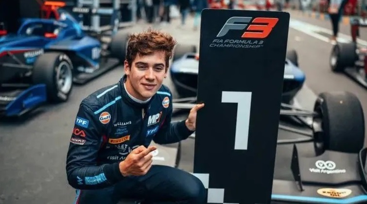 El argentino Colapinto debuta en la F2 en marzo y correría en la F1 en 2025
