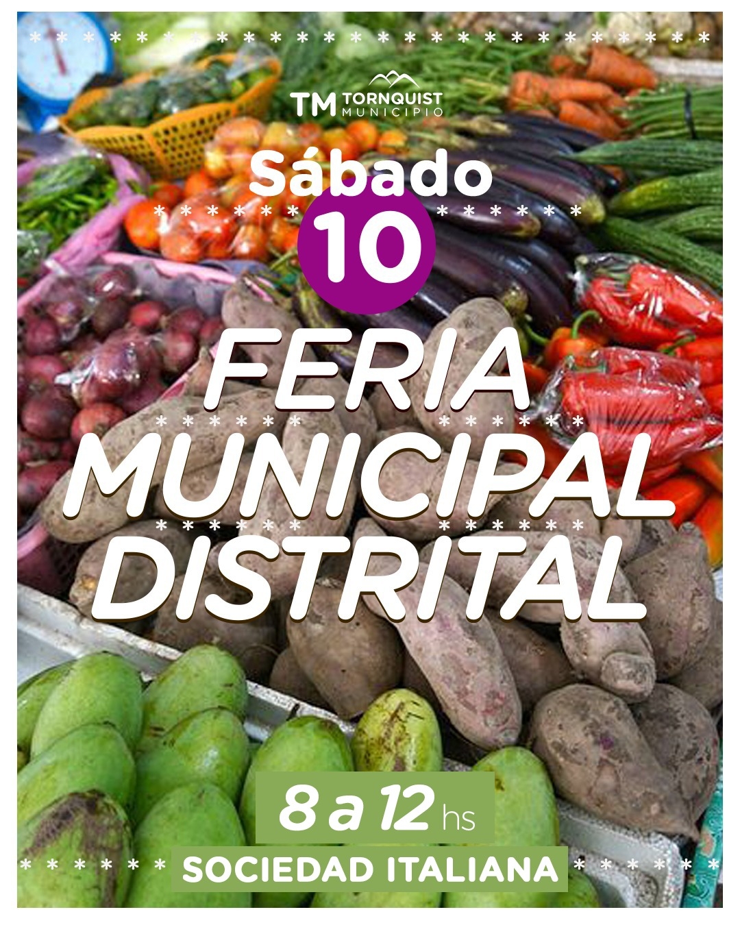 Vuelve la Feria Municipal Distrital a Tornquist