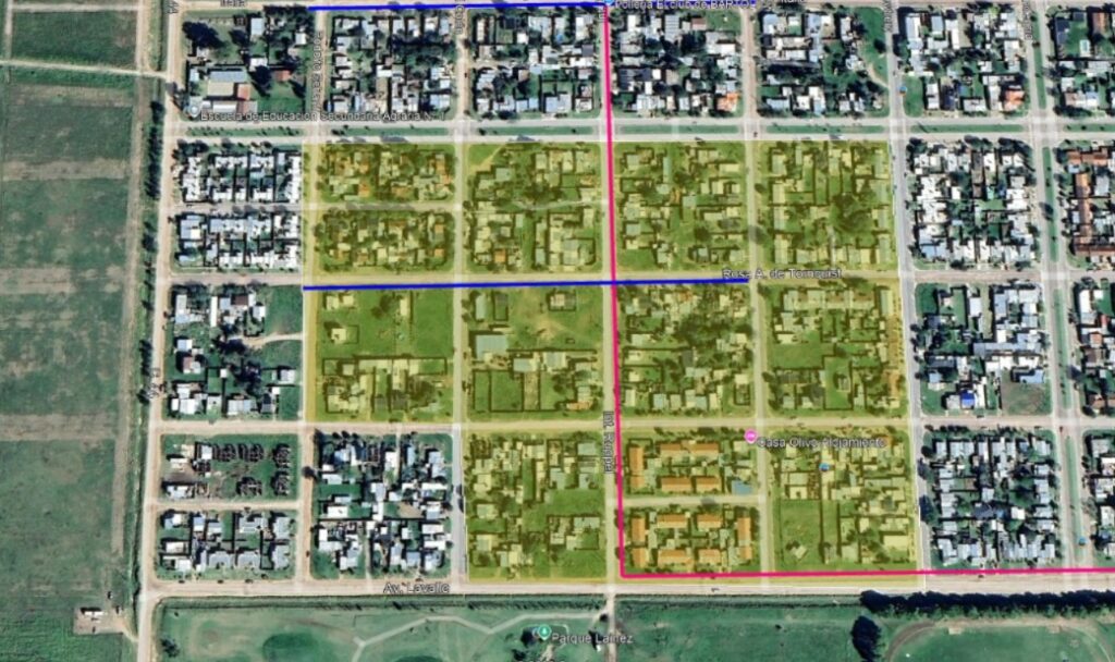 Continúa la instalación de líneas troncales en el sector de la ciudad
