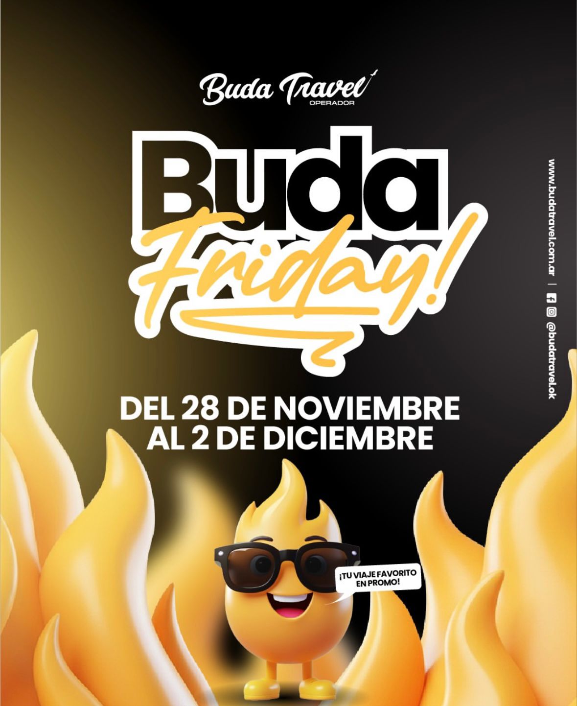 Buda Travel lanzó el “Buda Friday”: descuentos del 50% para viajar por ...