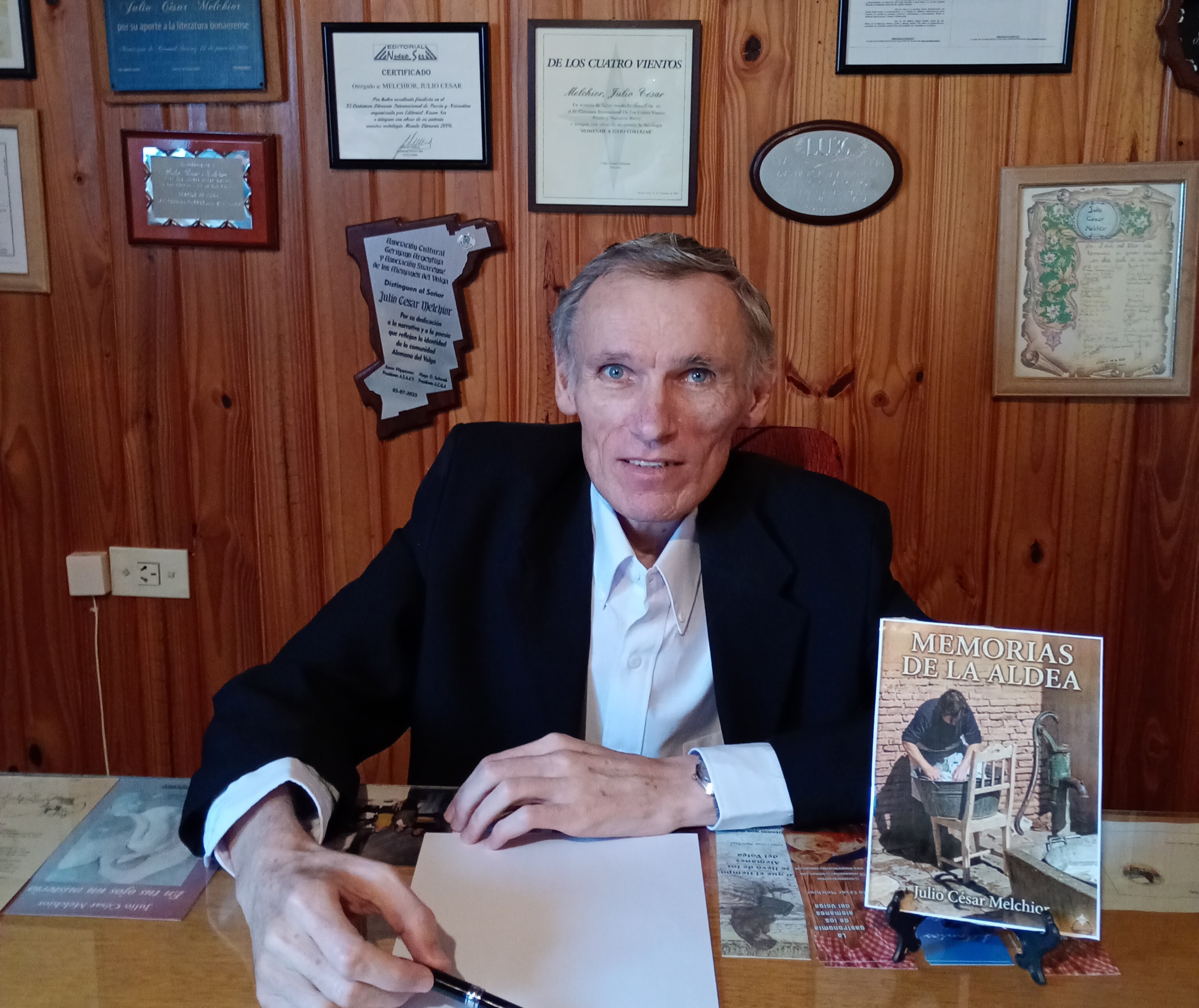 Julio César Melchior presenta su nuevo libro digital “Memorias de la aldea”