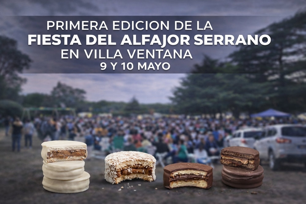 Villa Ventana se prepara para la primera Fiesta del Alfajor Serrano