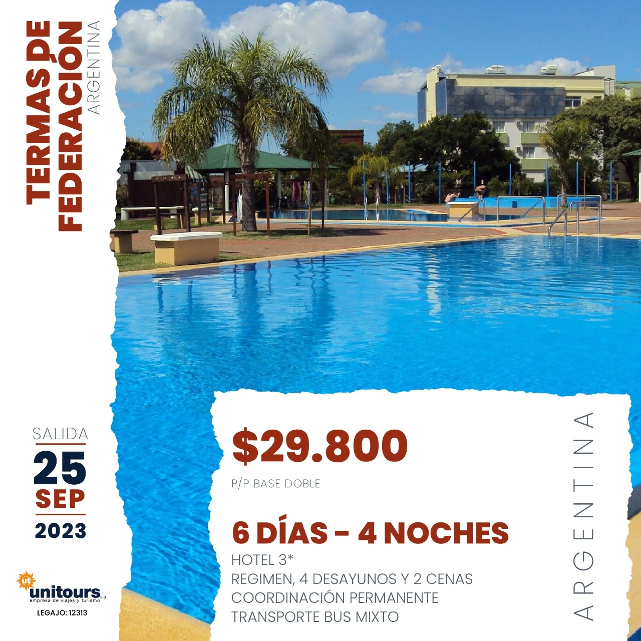 Unitours llega a la ciudad y zona con imperdibles viajes