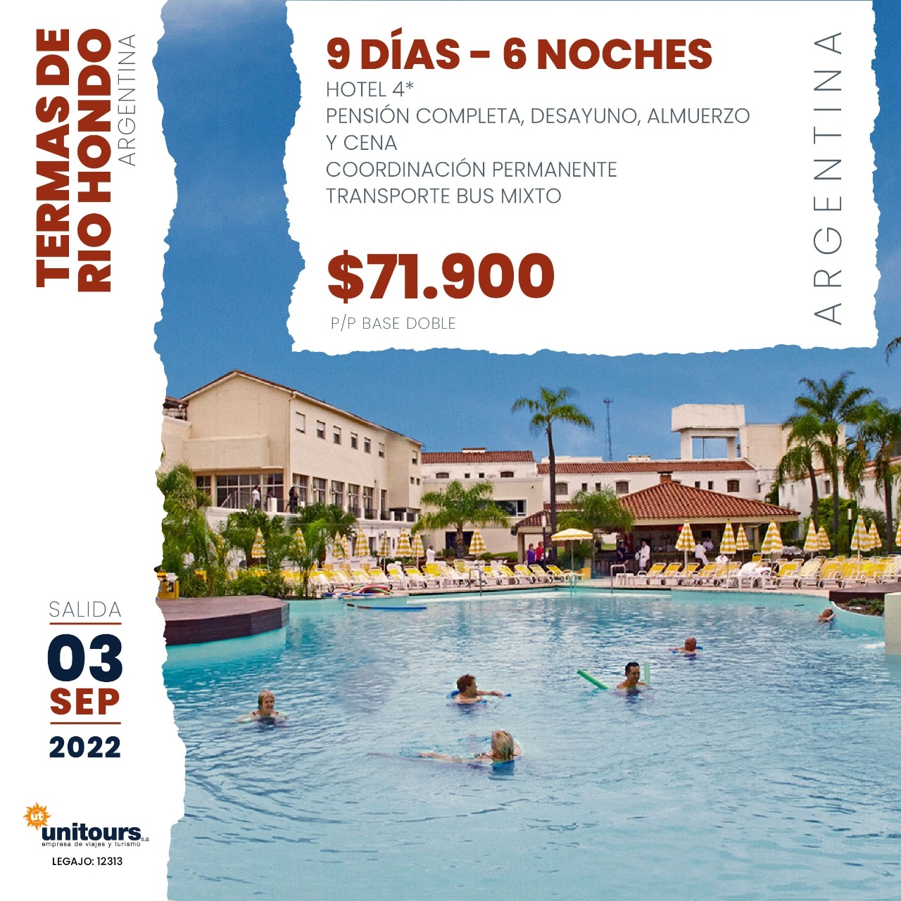 Unitours llega a la ciudad y zona con imperdibles viajes